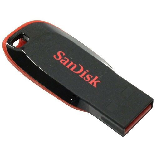 Комплект 3 штук, Флеш-память SanDisk Cruzer Blade, 16Gb, USB 2.0, ч/крас, SDCZ50-016G-B35