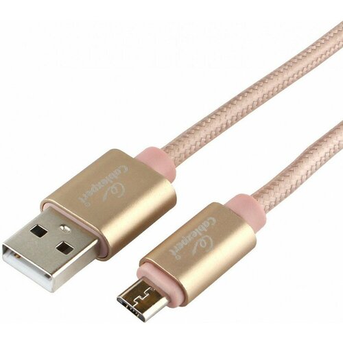 Кабель USB A (M) - microUSB B (M), 1м, Gembird (CC-U-mUSB02Gd-1M)