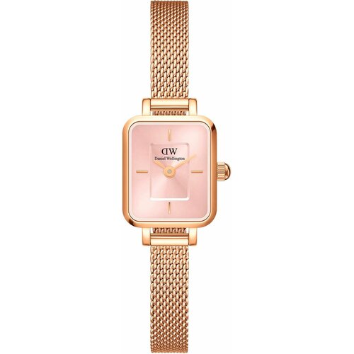 Наручные часы Daniel Wellington Quadro DW00100650, золотой, розовый
