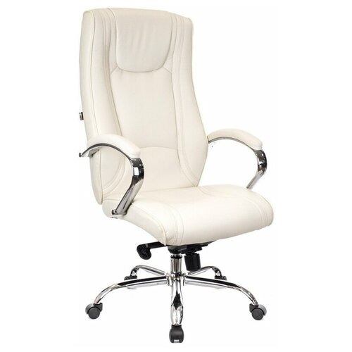 Компьютерное кресло Everprof King M для руководителя, обивка: искусственная кожа, цвет: кремовый