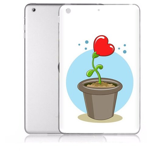 Чехол задняя-панель-накладка-бампер MyPads Растение любви 14 февраля для Apple iPad Air (2013)-A1474/A1475/A1476 противоударный