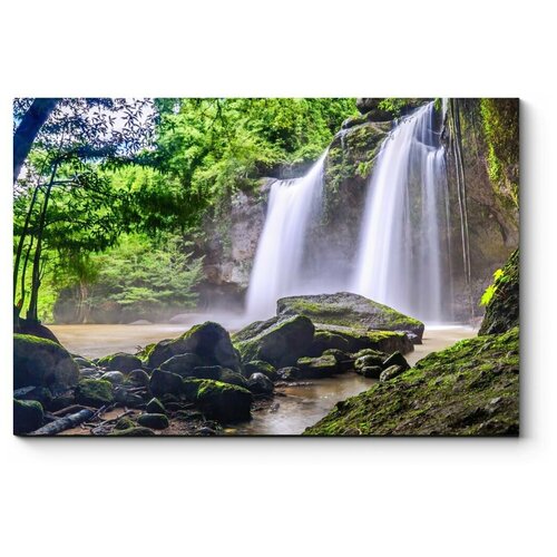 Модульная картина Райский водопад70x47