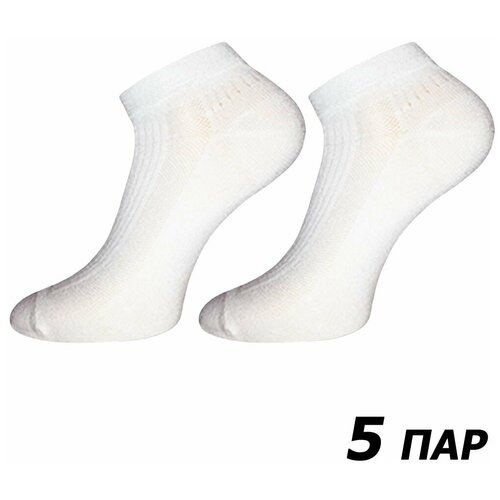 Носки Master-Pro, 5 пар, размер 23, белый