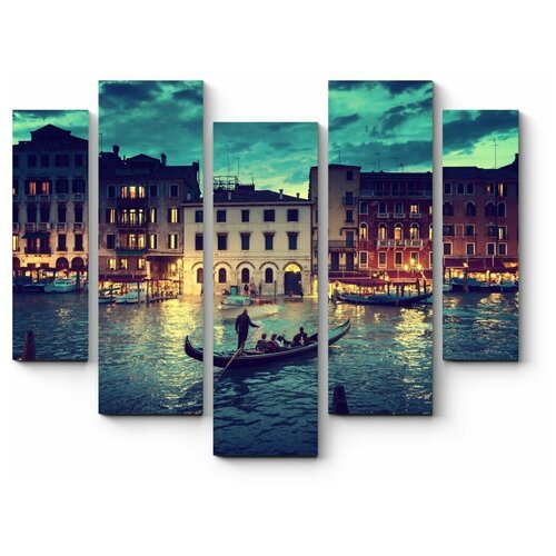 Модульная картина Гранд-канал в закат, Венеция101x82