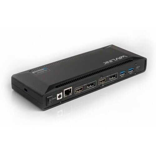 Док-станция WAVLINK WL-UG69PD2 PRO USB-C/USB3.0 Ultra 5K(Dual 4K)Universal with 100W PowerDelivery Include 20V/6.5A Power Adapter/4*USB3.0/2xUSB-C/2xD