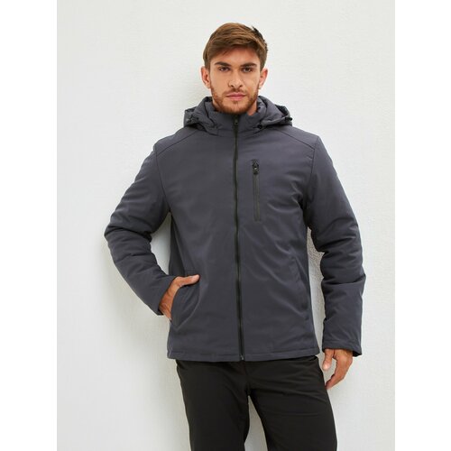 Куртка LAFOR, размер 56 (3XL), темно-серый