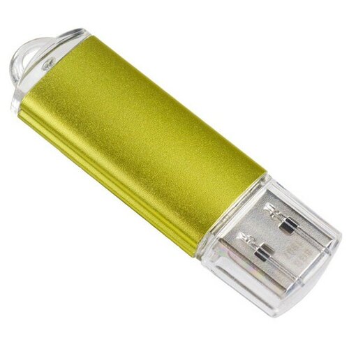 Накопитель USB 2.0 64гб Perfeo E01, золотой