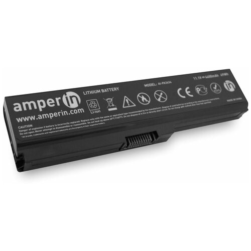 Аккумуляторная батарея Amperin для ноутбука Toshiba PA3635U-1BAM 11.1V (4400mAh)