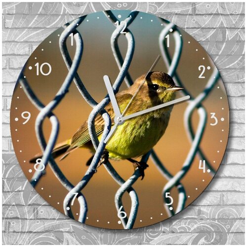 Настенные часы УФ животные птицы - 3038