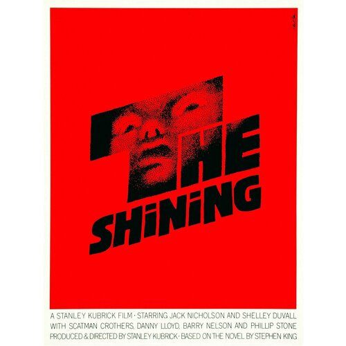 Плакат, постер на бумаге Сияние (The Shining, 1980г). Размер 42 на 60 см