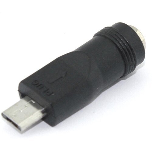 Переходник 5,5x2,1 мама на Micro USB папа 5 Pin