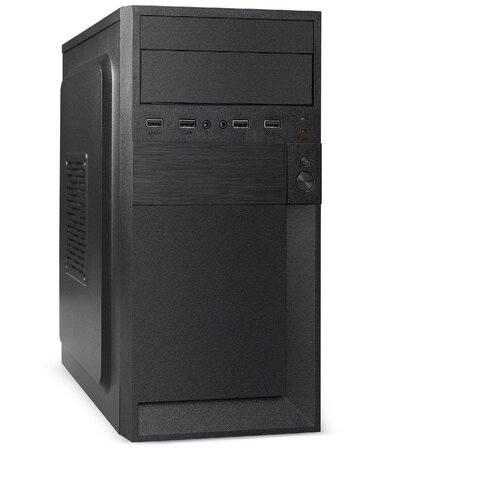 Корпус Minitower ExeGate BAA-105-01-AA500 (mATX, БП AA500 с вент. 8см, 2*USB, аудио, черный) EX291143RUS