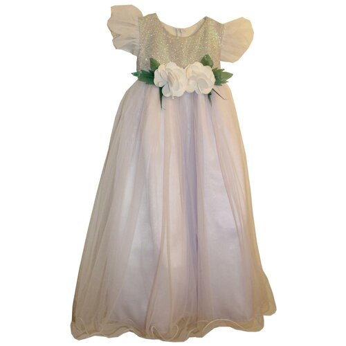 Платье, размер 116-122, белый