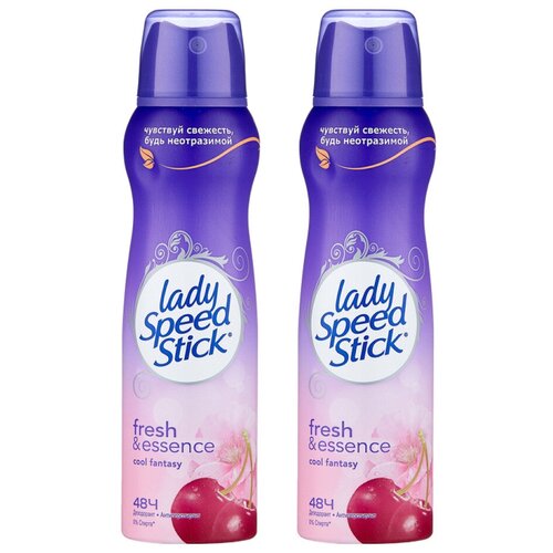 Женский дезодорант-антиперспирант Lady Speed Stick спрей Lady Speed Stick Цветок вишни 150 мл х 2 шт