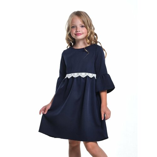 Школьное платье Mini Maxi, размер 140, синий