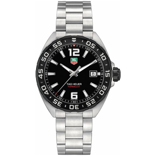 Наручные часы TAG Heuer WAZ1110.BA0875, серебряный, черный