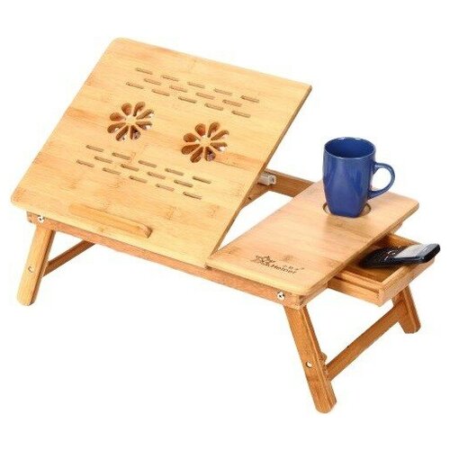 Бамбуковый складной столик для ноутбука Luxury Gift