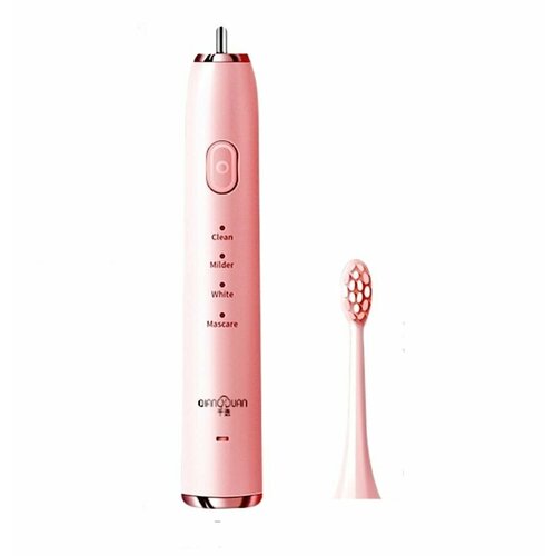 Электрическая зубная щетка зубная щетка IPX7, розовая , розовый