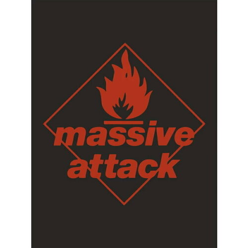 Плакат, постер на холсте Massive Attack/музыкальные/поп исполнитель/артист/поп-звезда/группа. Размер 42 х 60 см