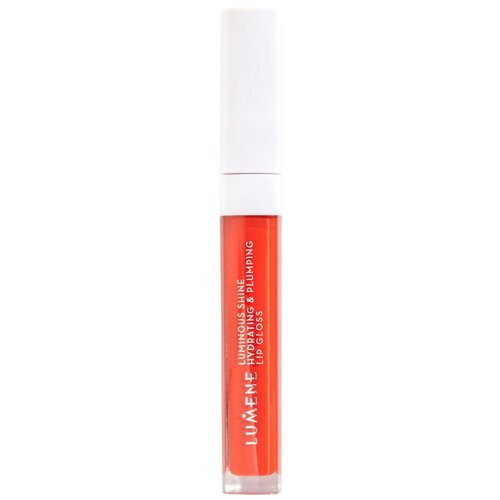 Lumene блеск для губ Luminous Shine Hydrating & Plumping Lip Gloss, 4 bright coral