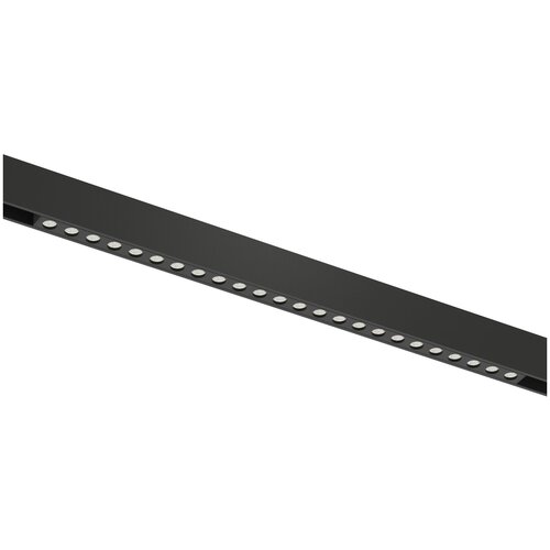 Трековый светодиодный магнитный светильник LINER BLACK MASK MAGNETIC S15 48V 24W 36° 3000K CRI90 OSRAM | Черный корпус L460mm