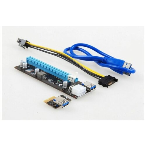 Адаптер райзер (RiserCard) PCI-Ex1(M)-PCI-Ex16(F)