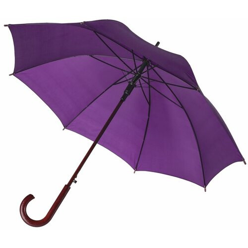Зонт-трость molti, полуавтомат, купол 100 см, 8 спиц, фиолетовый