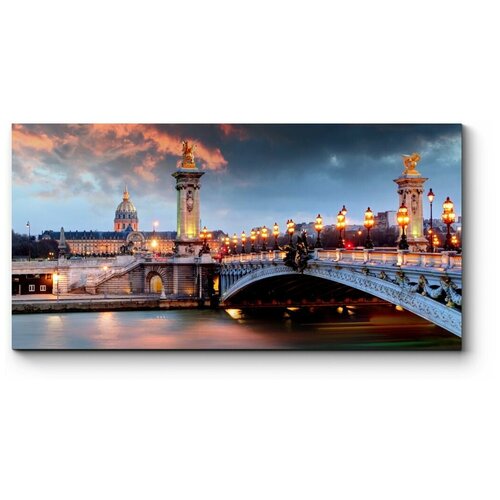 Модульная картина Мост Александра 3 в Париже 60x30