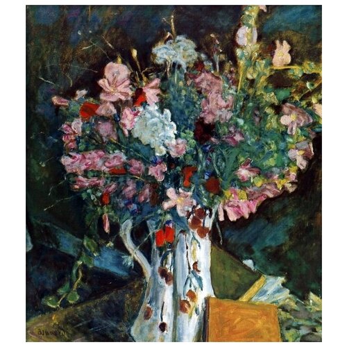 Репродукция на холсте Полевые цветы (Wild Flowers) №1 Боннар Пьер 60см. x 68см.
