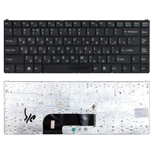 Клавиатура для ноутбука Sony Vaio VGN-N270E черная