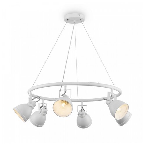 Потолочный светильник FREYA Roslyn FR4003PL, E14, 240 Вт, кол-во ламп: 6 шт., цвет: белый