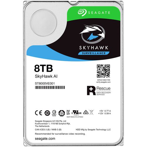 Жесткий диск Seagate 8 ТБ ST8000VE001