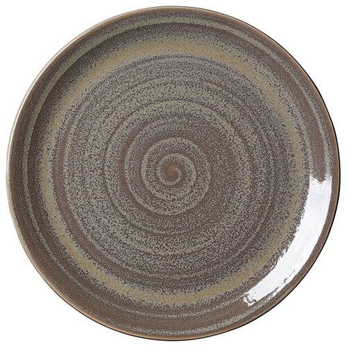 Тарелка мелкая «Революшн», 28 см, серый, фарфор, 17750544, Steelite