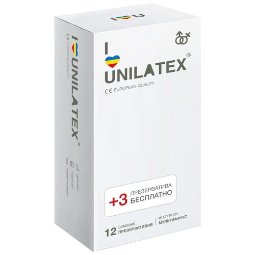 Презервативы Unilatex Multifruits, 15 шт.