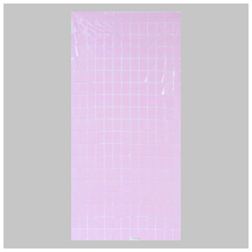 Праздничный занавес маракун 100x200 см, цвет розовый