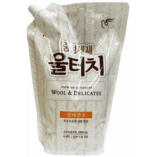 PIGEON Гель для стирки шерстяных и деликатных тканей / Wool Touch Soft Pearl, 1300 мл