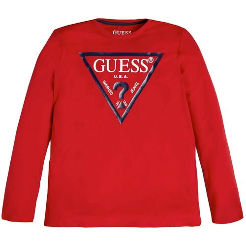 Лонгслив GUESS, размер 7 лет, красный