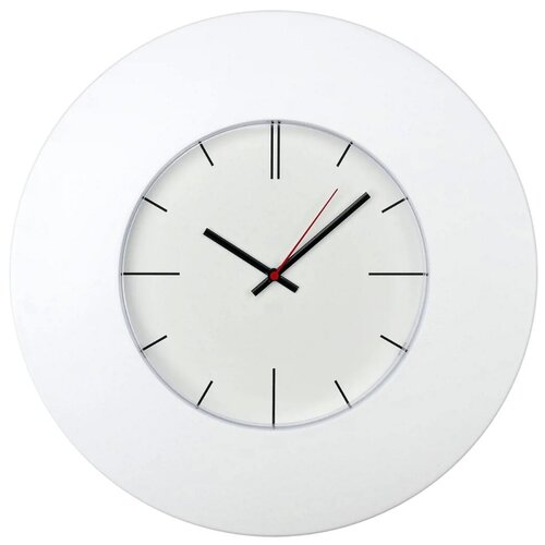 Часы настенные Новелла ⌀37,6 см цвет белый