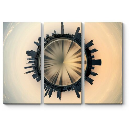 Модульная картина Планета Дубай 160x115