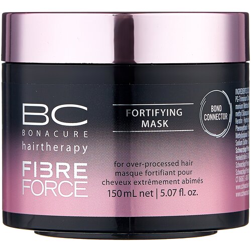Schwarzkopf Professional Fibre Force Fortifying Mask Укрепляющая маска для волос, 150 мл, банка