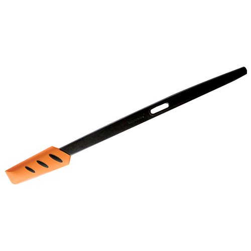Лопатка Tupperware Диско Г78 скребок малый, силикон  черный/оранжевый 29 см 1 2.5 см