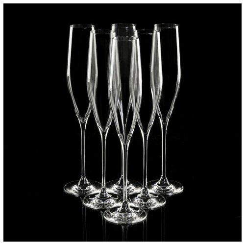 Набор бокалов RONA для шампанского "Swan", 190 мл, 6 шт
