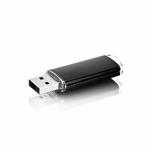 Флешка Simple, 16 ГБ, черная, USB 2.0, арт. F23 30шт