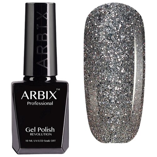 Arbix Гель-лак Classic (glitter), 10 мл, 50 г, 004 Снегурочка