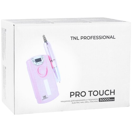 Tnl, Машинка для маникюра и педикюра Pro Touch (розовая), 30 000 об