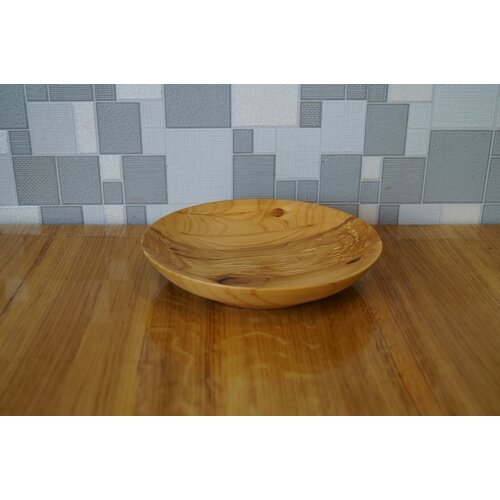 Тарелка деревянная/тарелка декоративная/для дома и кухни/диаметр 20 см