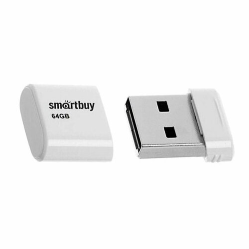 Карта памяти USB 64 Gb Smart Buy Lara <белый>