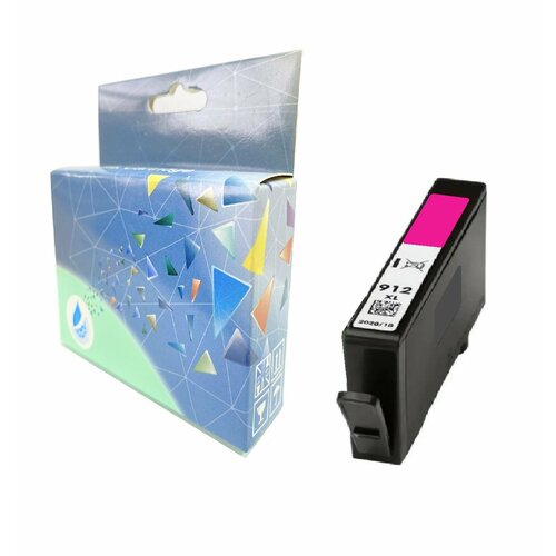 Картридж 3YL82AE № 912XL для HP OfficeJetPro 8013/8020 Magenta 0.825K AQUAMARINE (Совместимый)