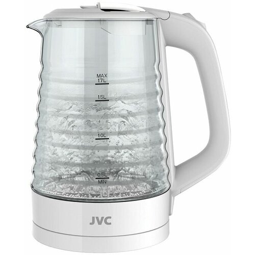 Чайник электрический JVC JK-KE1512 1,7 л, 2200 Вт, белый