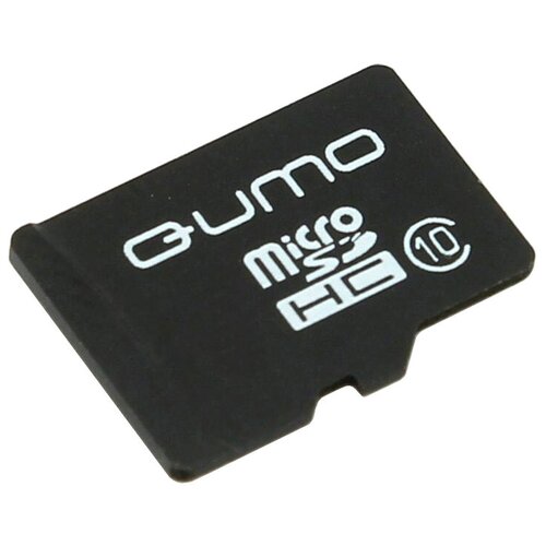 Карта памяти Qumo microSDHC 32 ГБ Class 10, V10, A1, UHS-I U1, 1 шт., черный